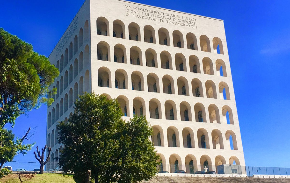 Il Colosseo Quadrato di Roma, fantastico esempio di architettura ...