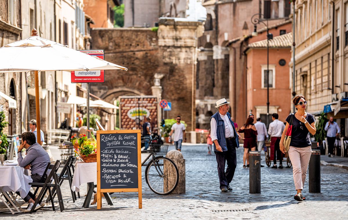 Il Ghetto Ebraico, splendido museo a cielo aperto di Roma