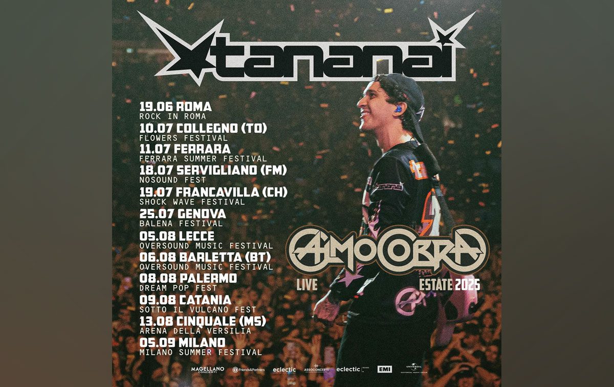 Tananai al Rock in Roma 2025: data e biglietti del concerto (19 Giugno ...