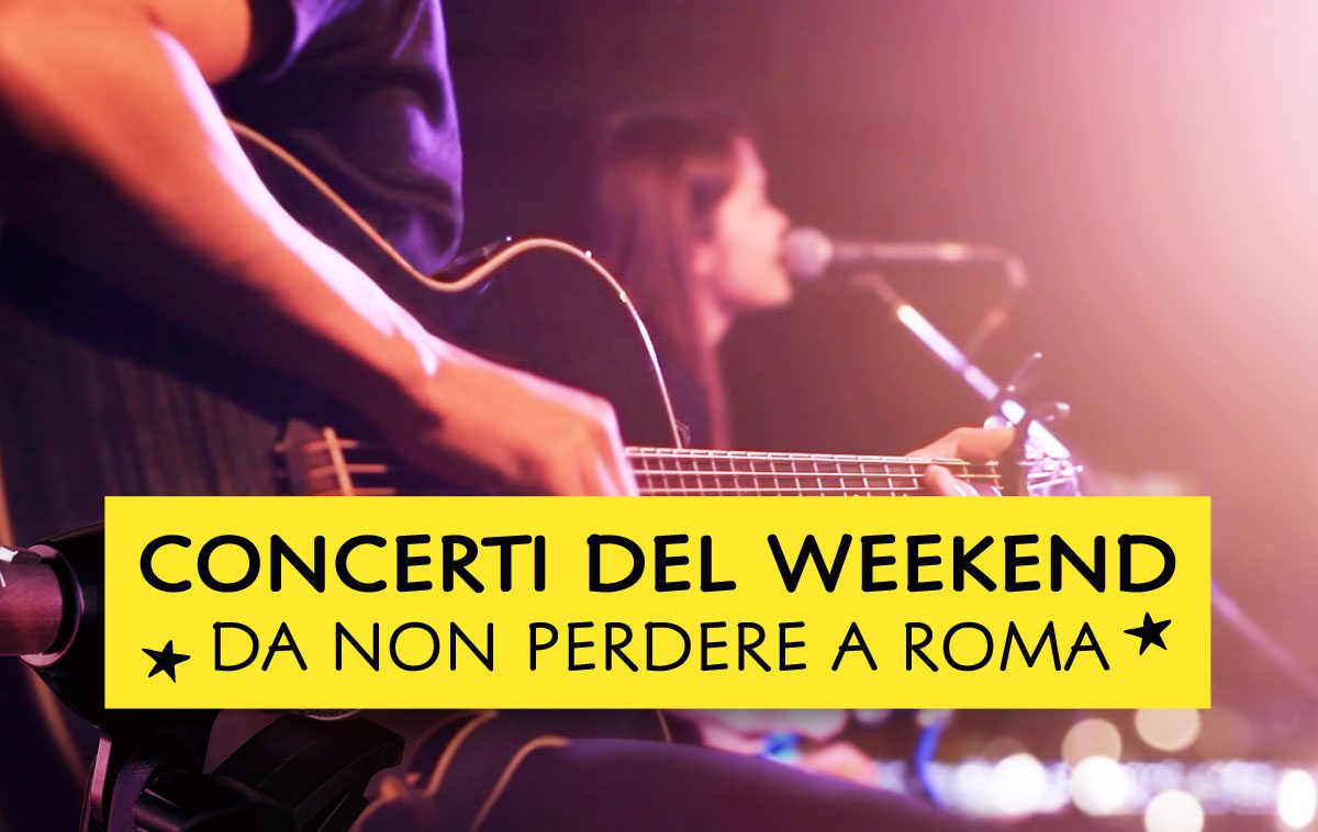 Concerti a Roma di questo weekend: 12/13/14 settembre 2025