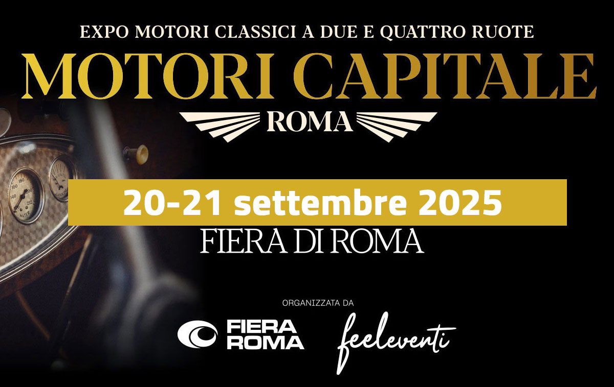 Motori Capitale torna a Roma nel 2025 per due giorni di storia, stile e ...