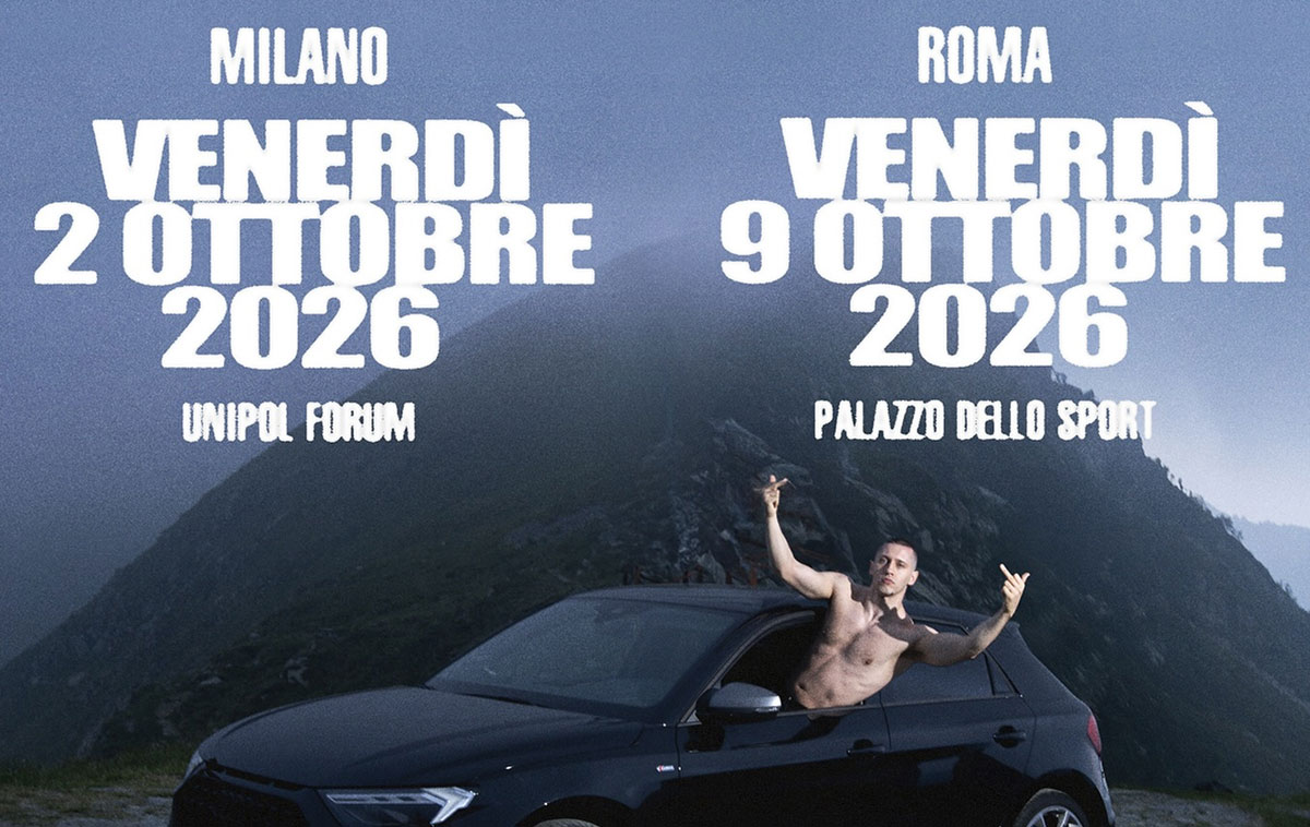 Massimo Pericolo in concerto nel 2026 al Palazzo dello Sport di Roma (9 ...